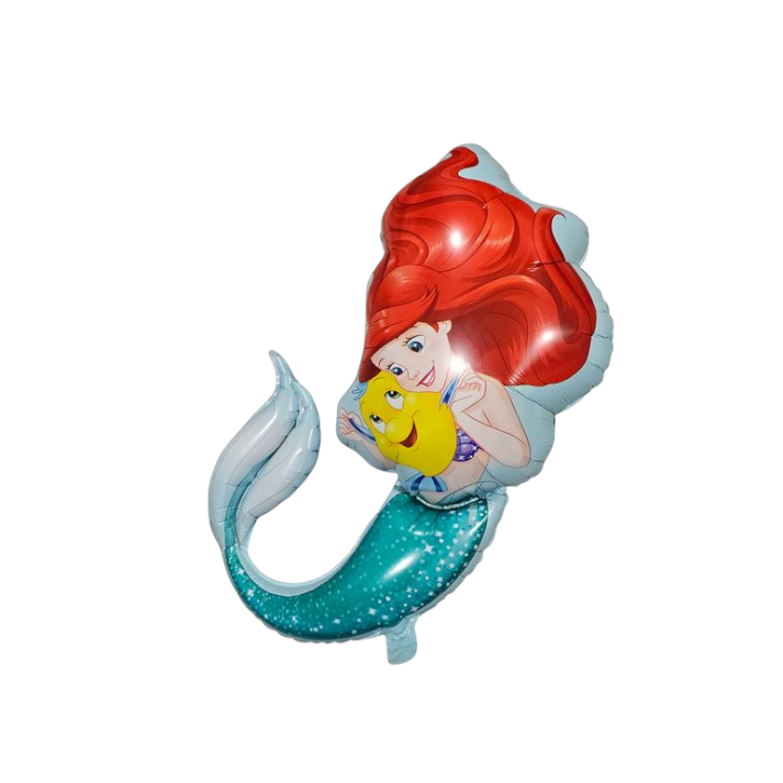 Ariel The Little Mermaid Foil Balloon 27"- Rennies Party